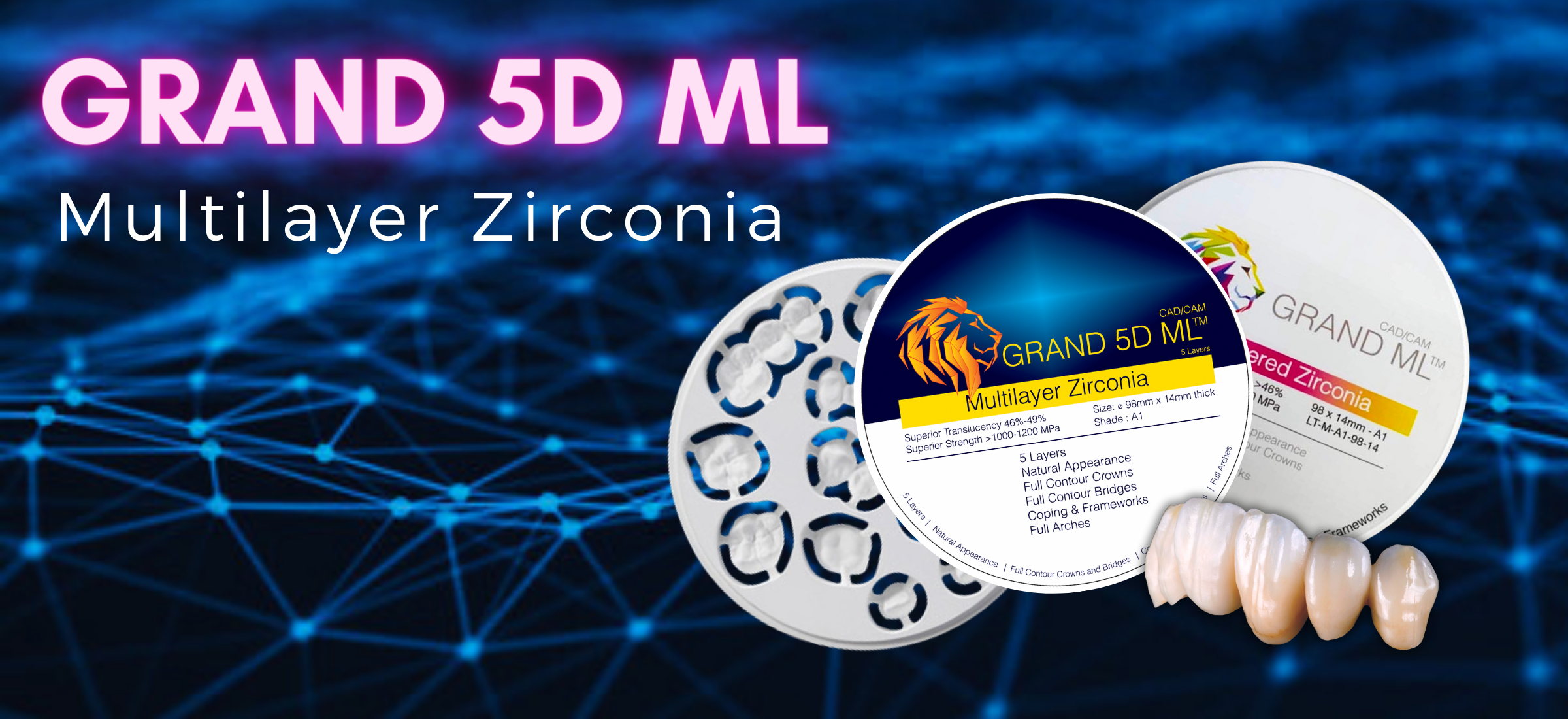 Unlocking the Advantages of GRAND ML & GRAND ML 5D Zirconia by Medisco ...