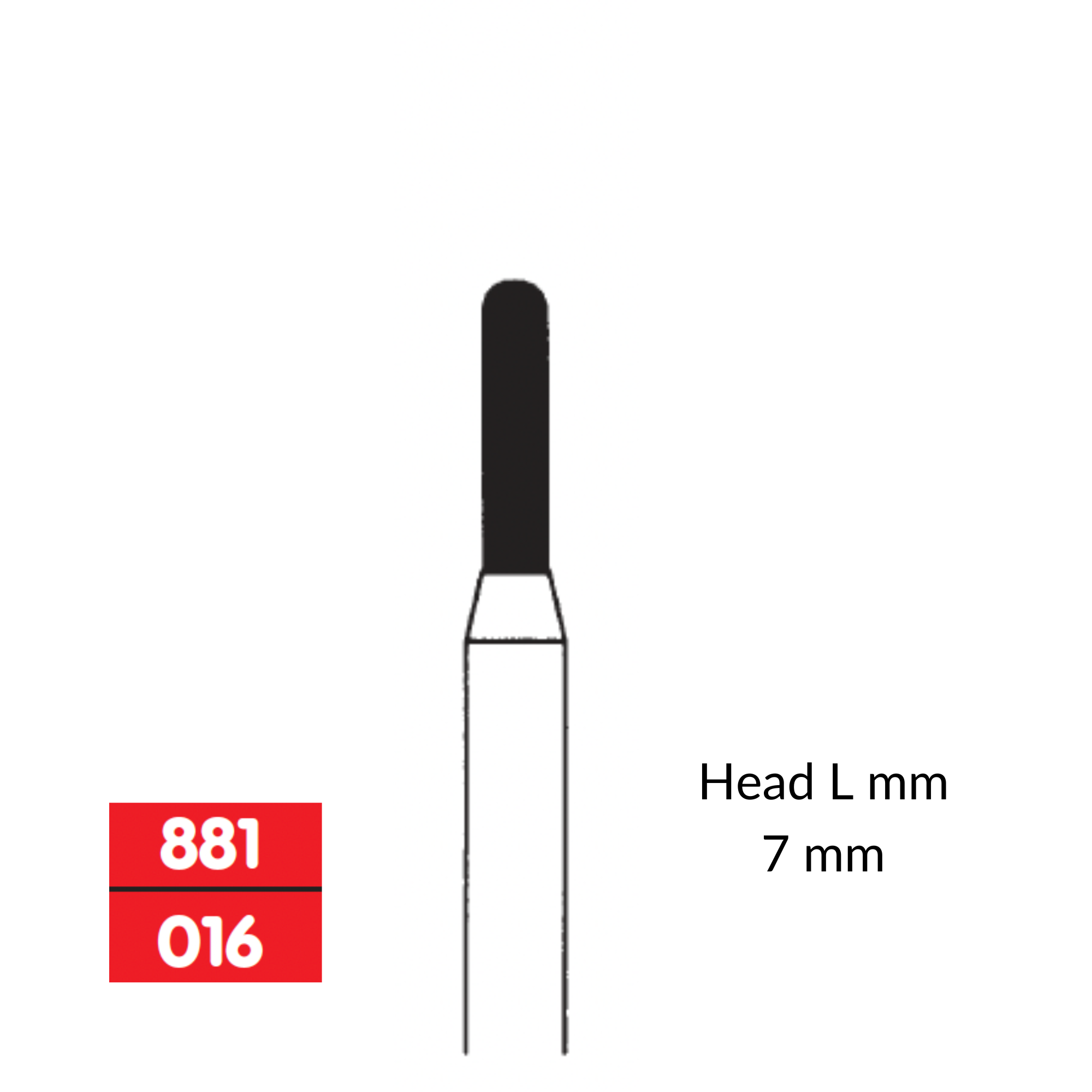 Diamond Burs - Cylinder Rounded Shoulder (HP)/ Pack of 3 – Unique ...